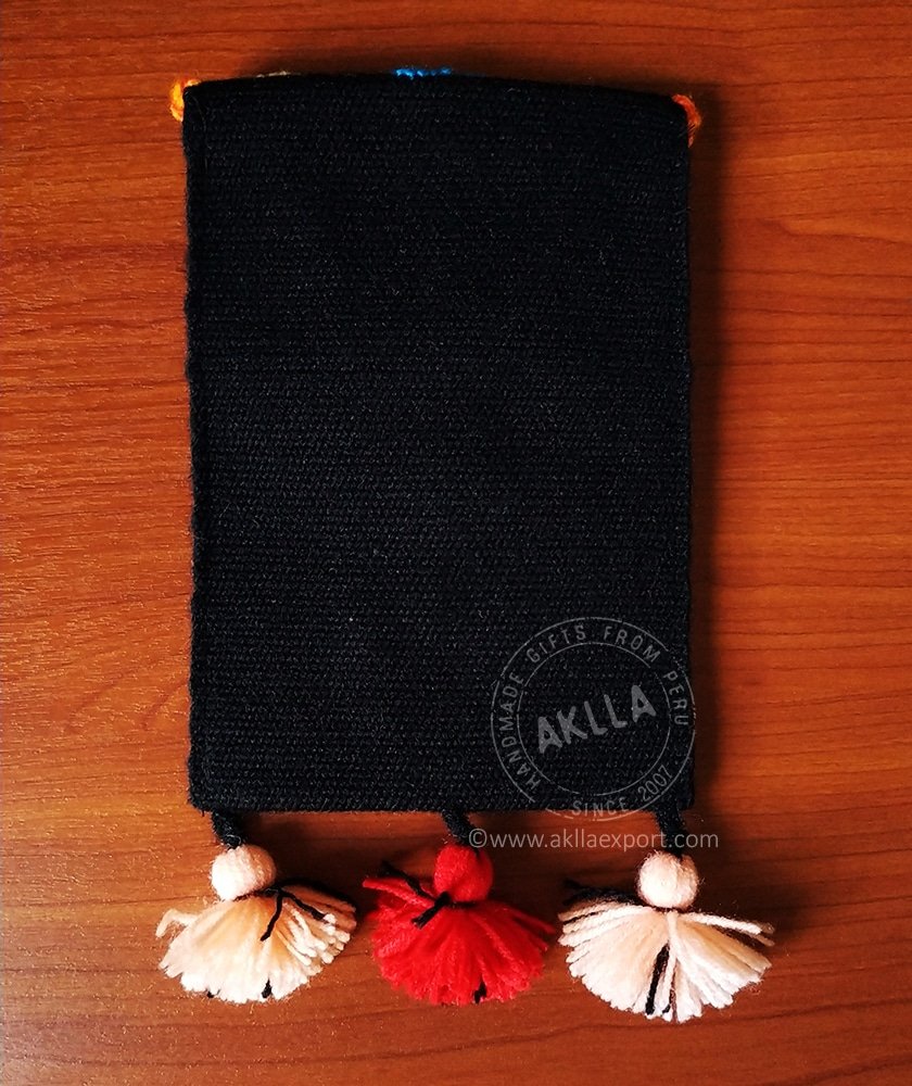 Hand-Embroidered Cell Phone Holder with Flower Design | AKLLA EXPORT