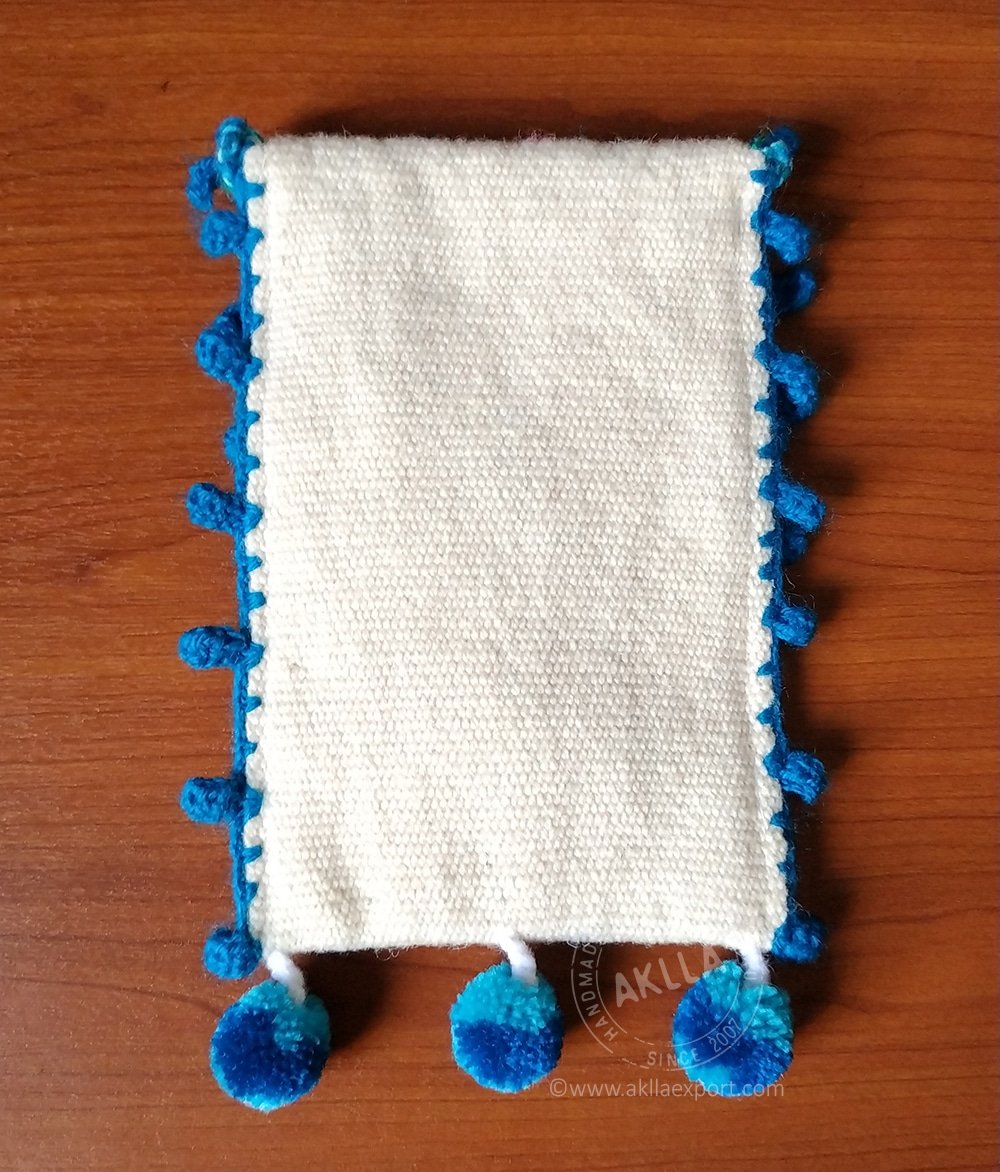 Hand-Embroidered Cell Phone Holder with Flower Design | AKLLA EXPORT